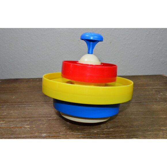 Playskool | Toys | Playskool Stack Spin Top With Circle Hexagon Square ...